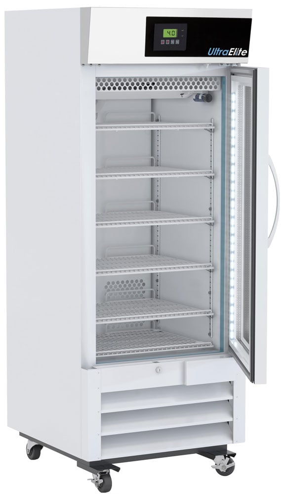 Pharmacy Refrigerator 12 cu ft Glass Door | LabRepCo