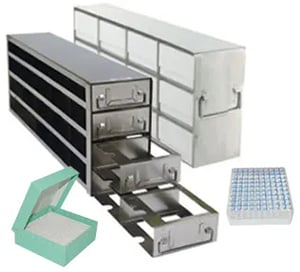 Freezer Racks for Upright Laboratory Freezers