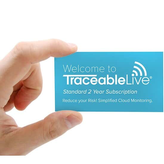 Traceable 2 Year Standard TraceableLive® Subscription Activation Code ...