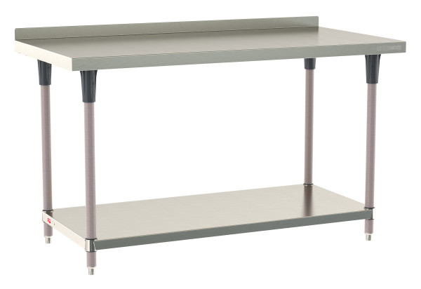 Metro TableWorx Stainless-Steel Laboratory Work Tables with Bottom ...