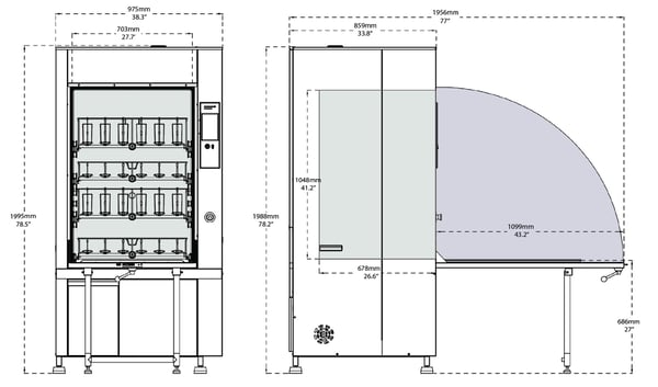 Lancer 1600 LXP/HE Freestanding Glassware Washer | LabRepCo, LLC