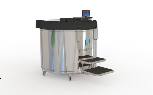 phasetwo HCHE107 LN2 Freezer | Capacity: 106,500 x vials