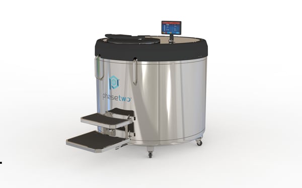 phasetwo HCHE107 LN2 Freezer | Capacity: 106,500 x vials