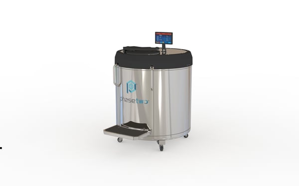 phasetwo HCHE44 LN2 Freezer | Capacity: 43,600 x vials