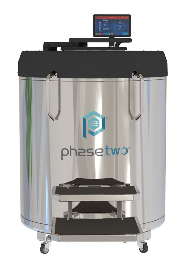 phasetwo HCHE50 LN2 Freezer | Capacity: 50,400 x vials