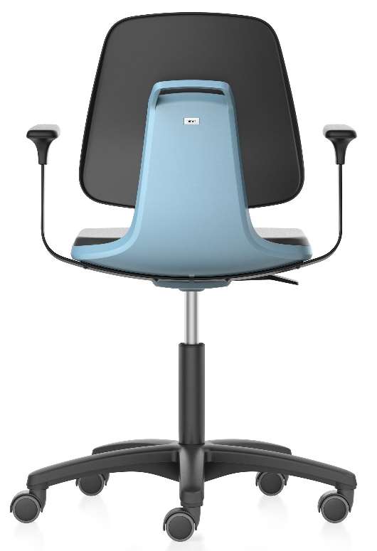 Bimos Labsit Laboratory Chair 9123, Desk Height, Freewheeling Casters ...