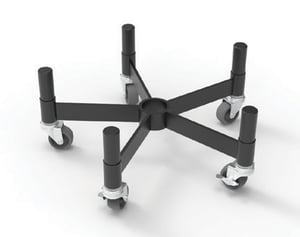 Roller Bases and Tipping Stands for Liquid Nitrogen Dewars | LabRepCo, LLC