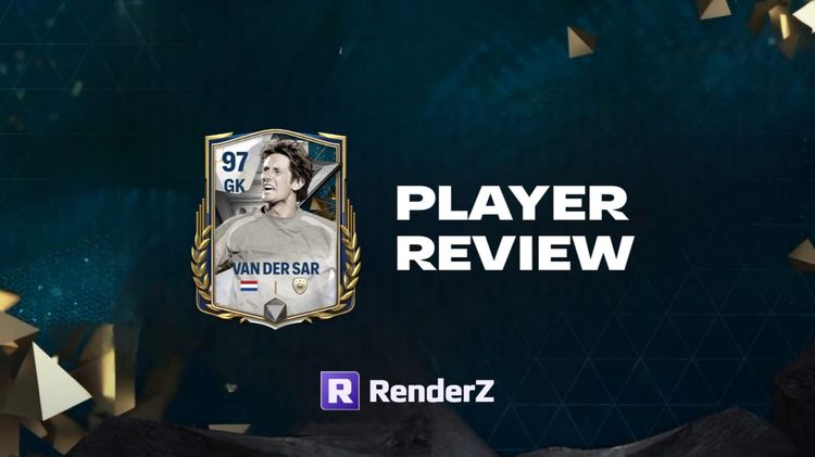 100 OVR Hall of legends Van Der Sar Player Review | RenderZ
