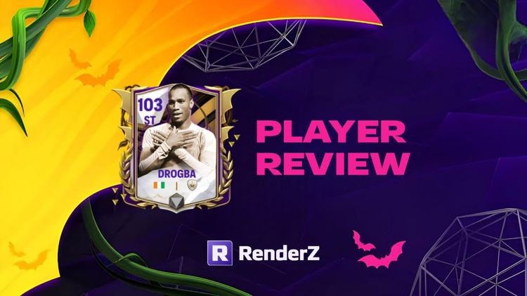 107 OVR Trick or Treat Didier Drogba Player Review | RenderZ