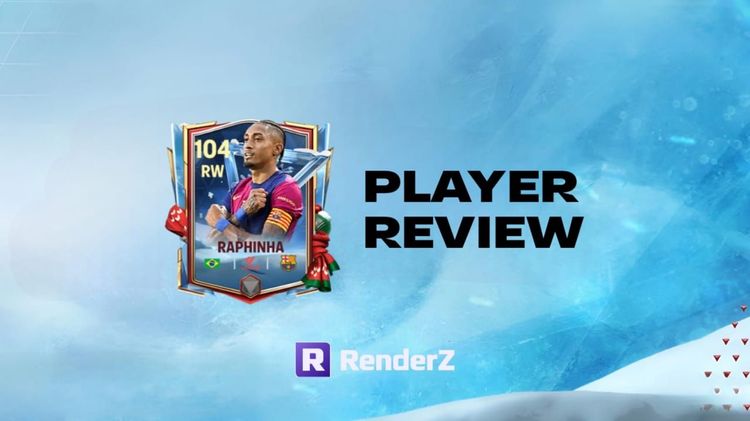 109 OVR Winter Wonders Raphinha Player Review | RenderZ