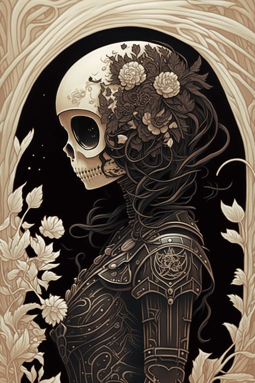 Celestial Bone Blossoms #8 by James Anderson