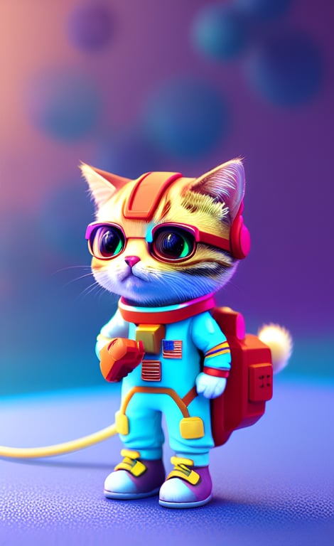 Spacecat #13 by AIStandby