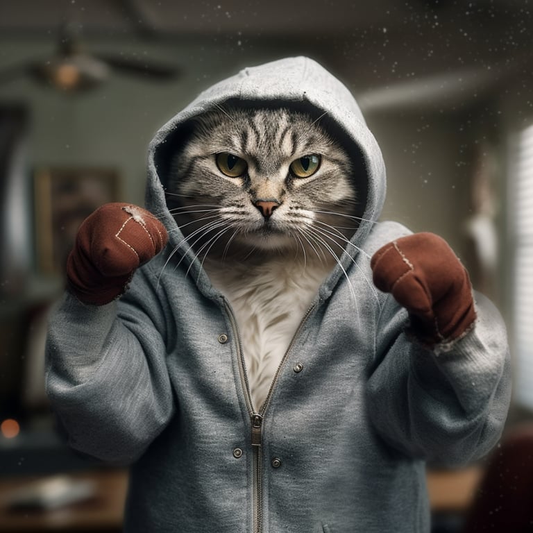 CAT BOXing (part 1) #5 by Jim D