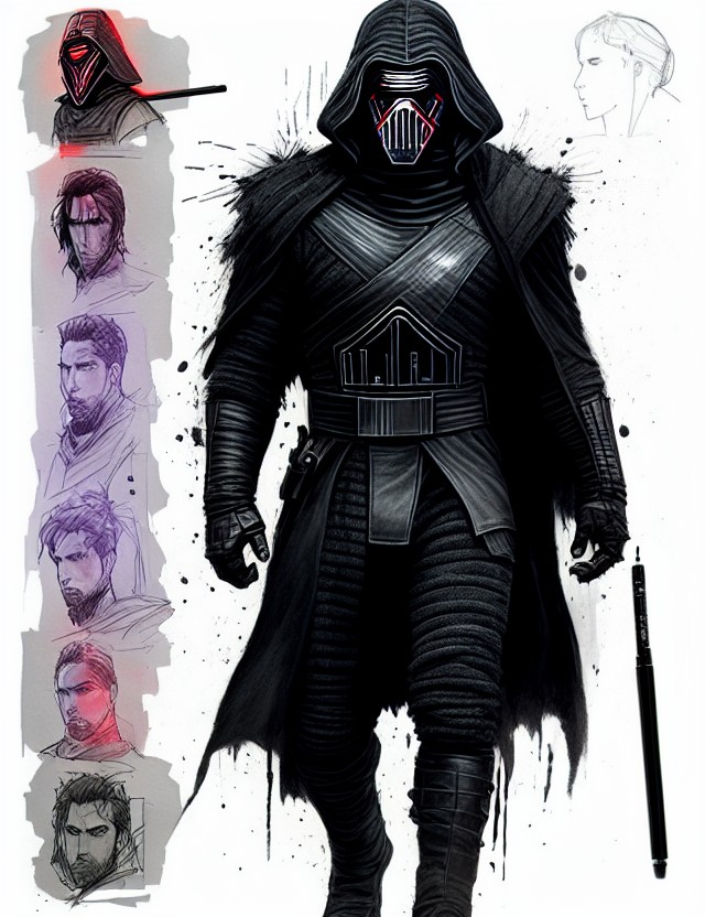 Sketches of Star Wars soldiers #3 by Chan Kok Kuen