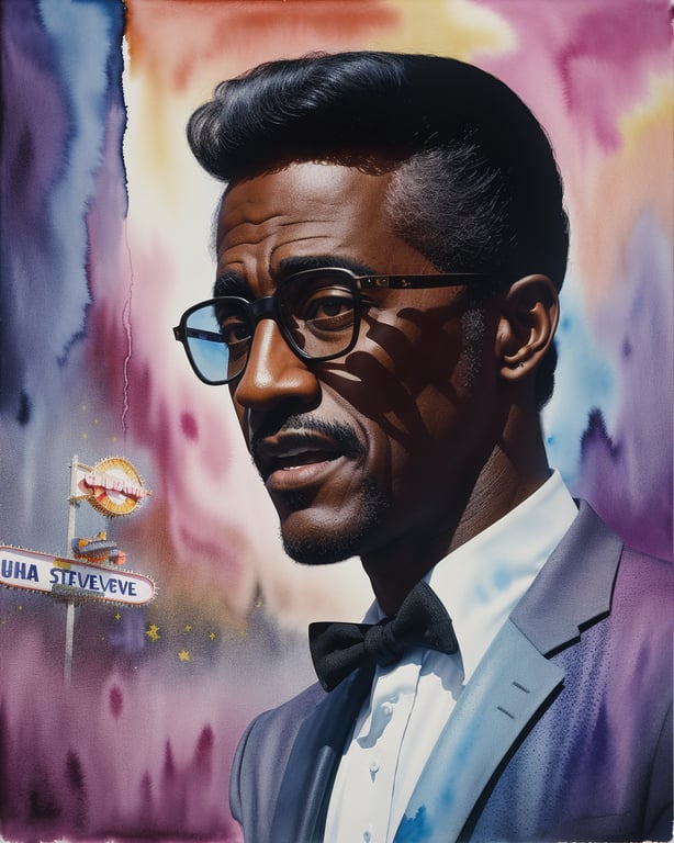 Sammy Davis Jr | The Rat Pack by Virtual Crayon