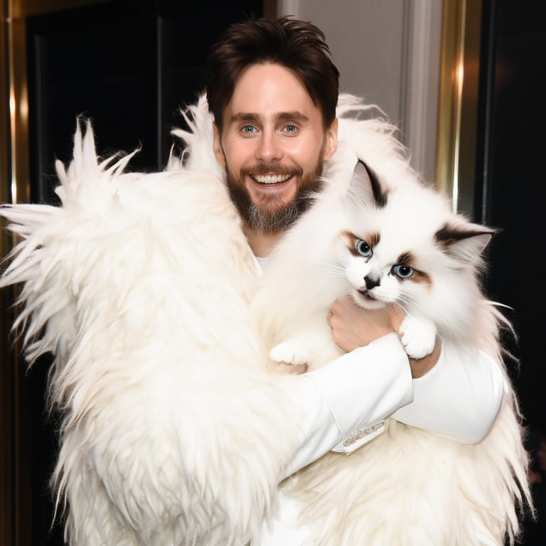 Doja Cat & Jared Leto at the #MetGala2023 🤡 #13 by 5th DimensionAI Art