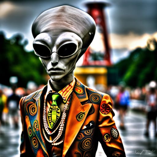 Fashionable Aliens 👽 #5 by Paula