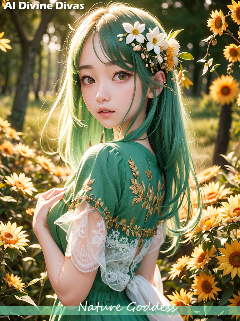 Nature Goddess Art Wallpaper