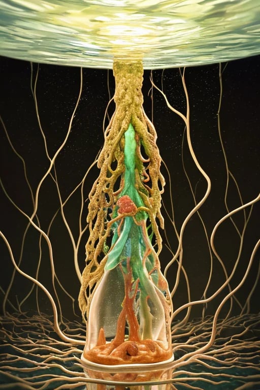 Microscopic World of a Rotting Corpse #4 by Wallop