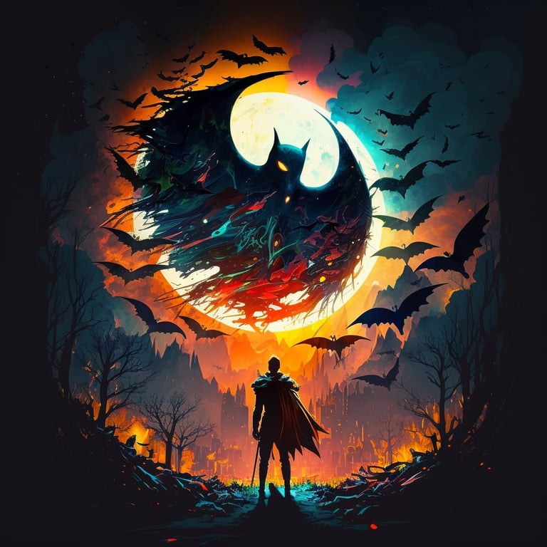 BatMan mixed prompts #15 by Kye Lord