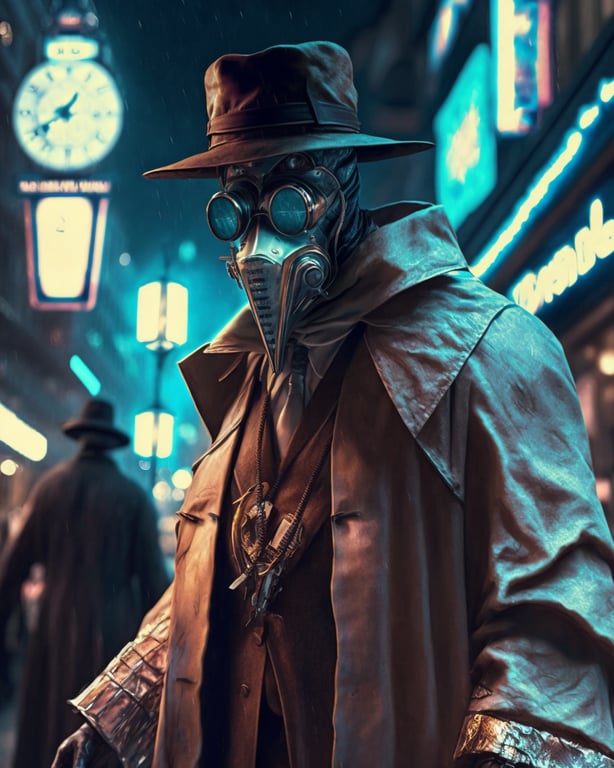 Cyberpunk Plague Doctors #5 by Pete