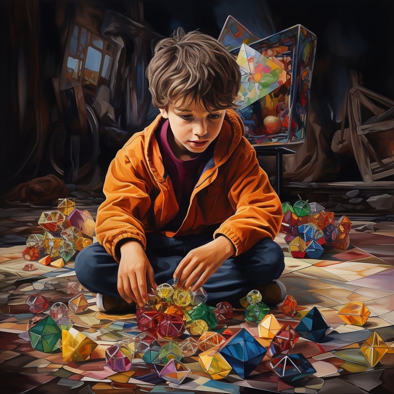 Puzzle Boy #6 by Irina Shamaeva