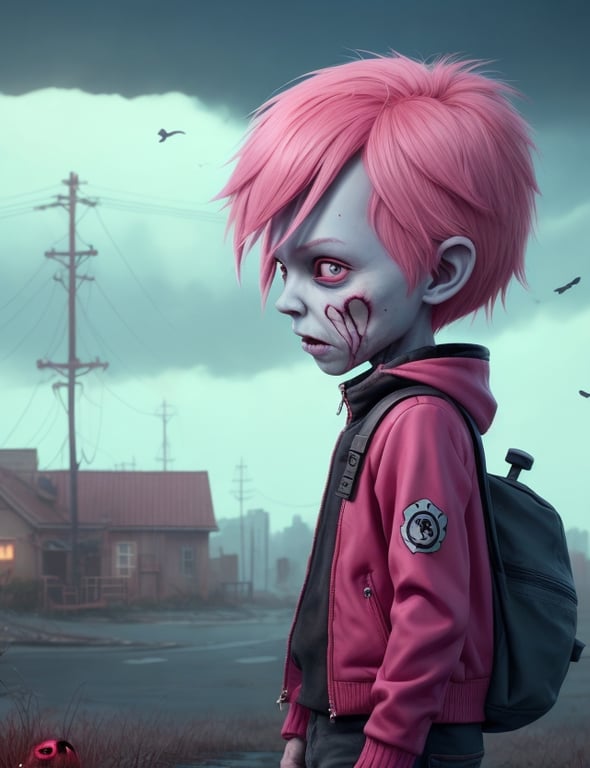 Zombie Apocalypse Kids #10 by AIStandby