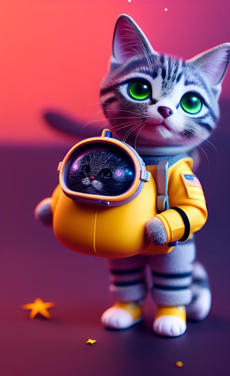 Spacecat #3 by AIStandby