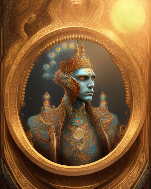 Peacock king #2 by Joshua Carney