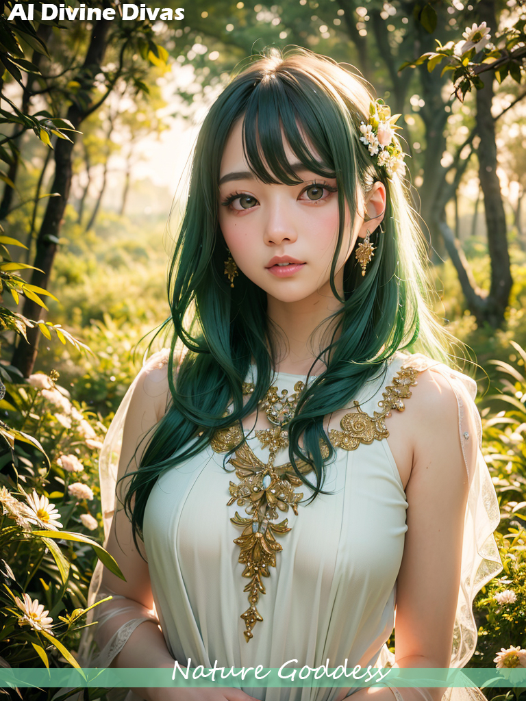 Nature Goddess #3 by AI Divine Divas
