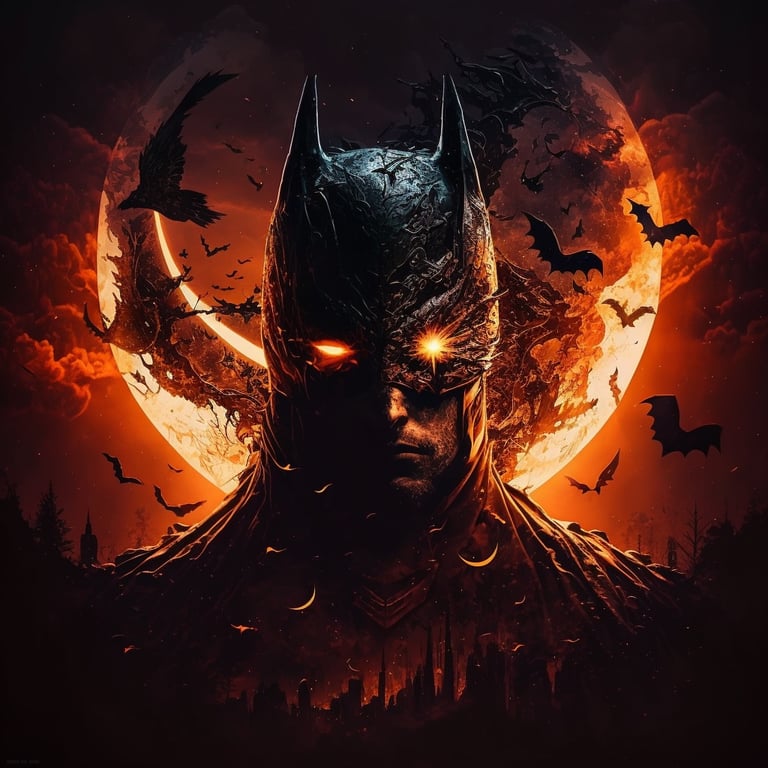 BatMan mixed prompts #5 by Kye Lord