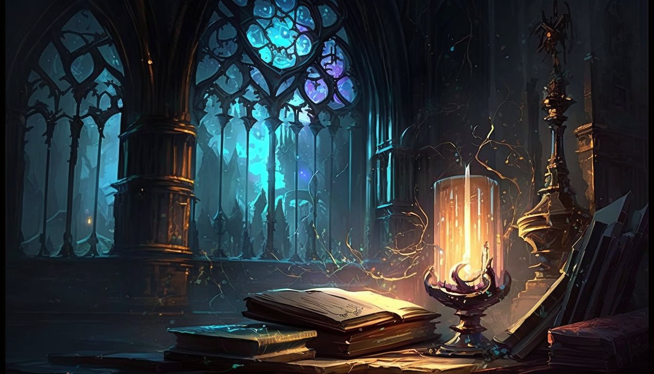 Dark Academia Witchy Vibe #8 by Lady Pink