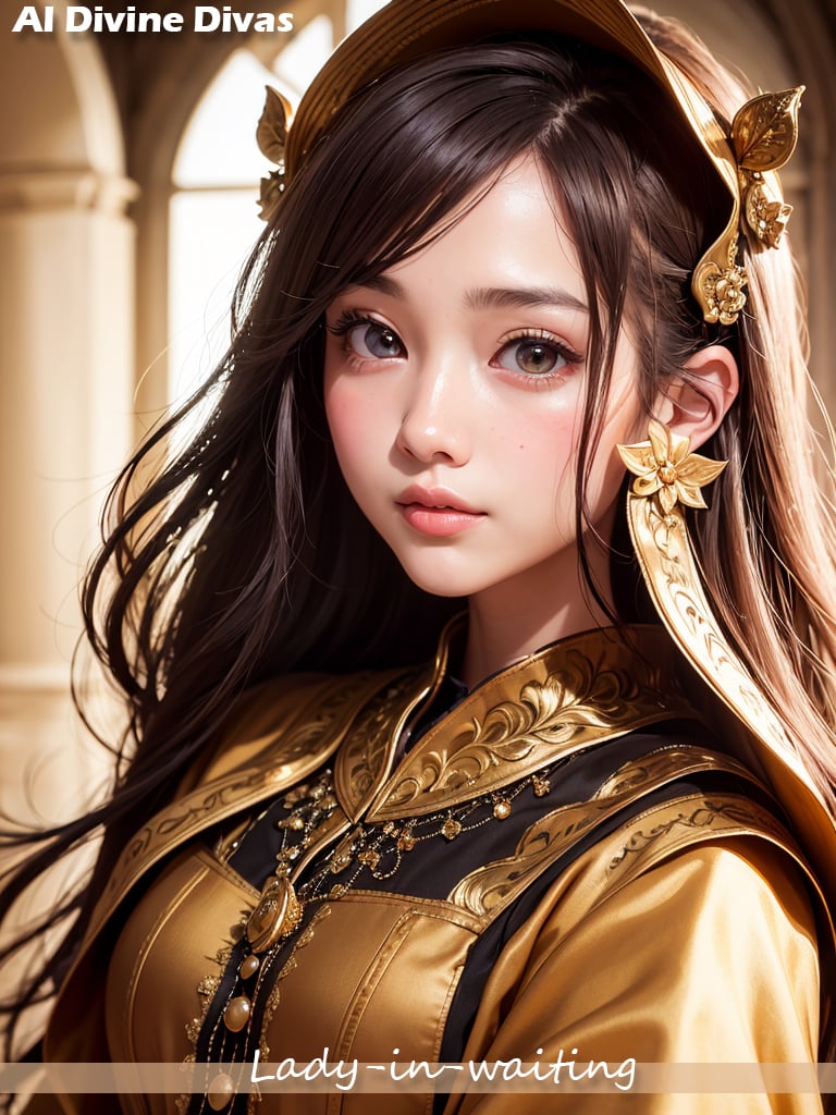 Lady-in-waiting by AI Divine Divas