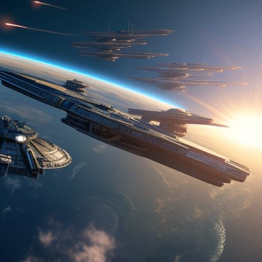 Space attack #6 by Johan Loots