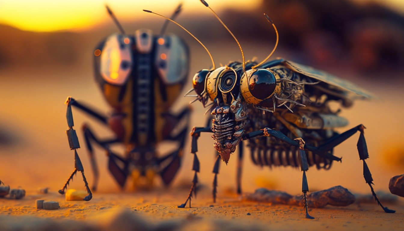 Insects Made From Broken Computer Electronic Parts #13 by Dan Ruse