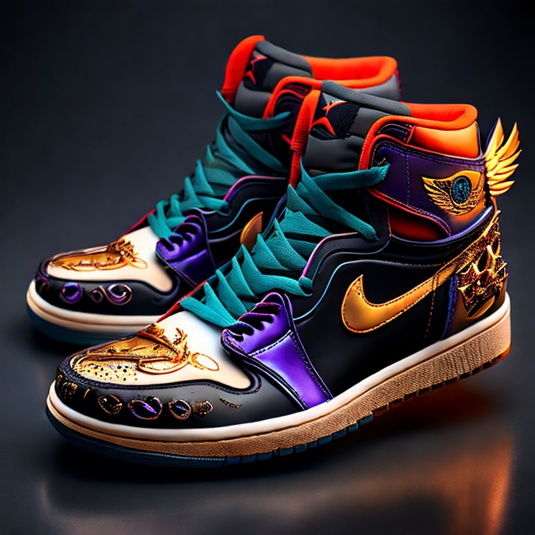 Nike Jordan 1 Concept Shoes #1 by Digital AI Art Studio