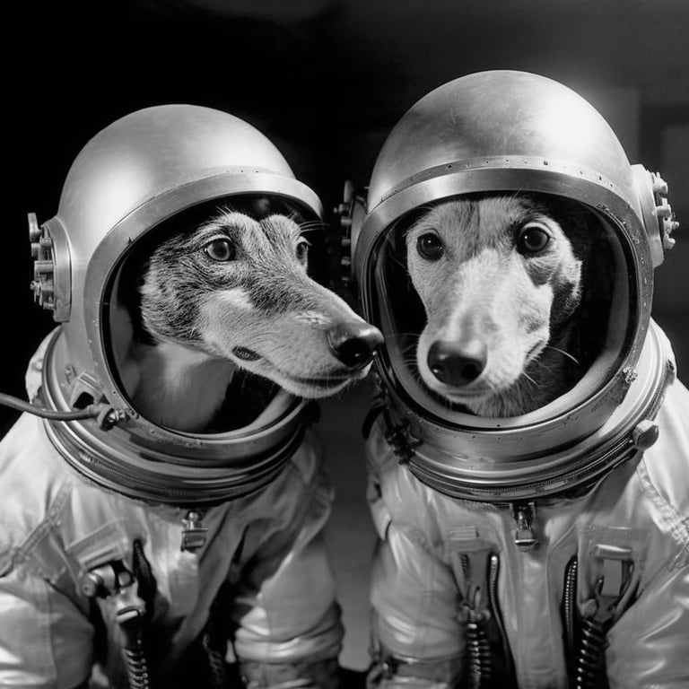 Tsygan and Dezik 🐶 Go to Space 🚀 #4 by 5th DimensionAI Art