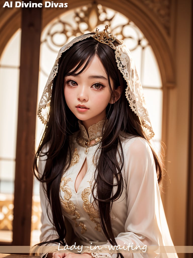 Lady-in-waiting by AI Divine Divas