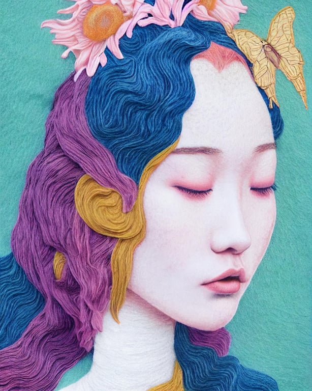 Felt Girls #2 by Jessica