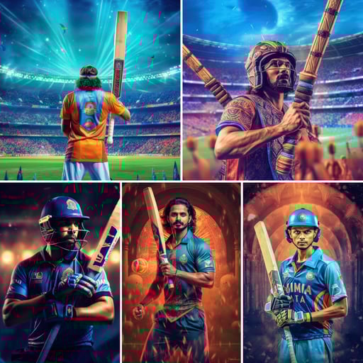 IPL / Cricket Ai Art Tournament by Artzoneai by Slowfreeze