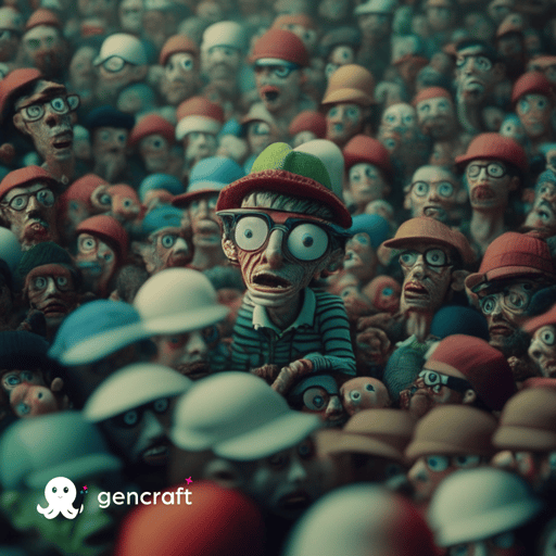 Where's Wally zombie edition by Anthony