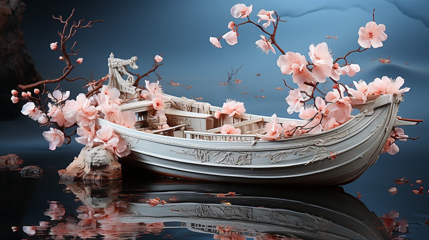 Porcelain Boats #4 by Irina Shamaeva