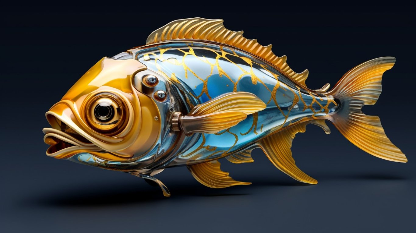 Metallic Fish #4 by Irina Shamaeva