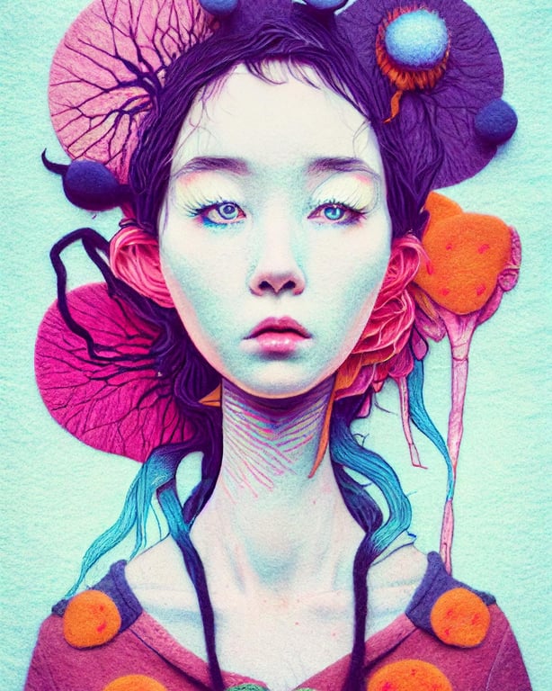 Felt Girls #4 by Jessica