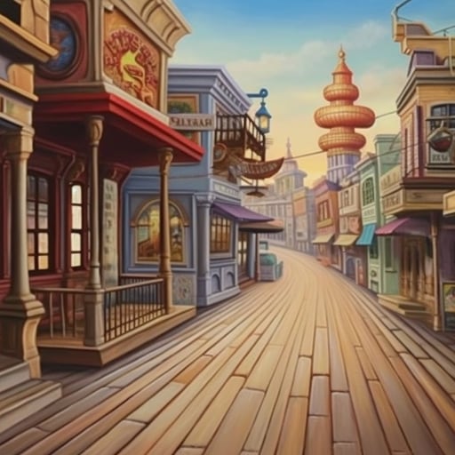 Retro Boardwalk by Irina Shamaeva