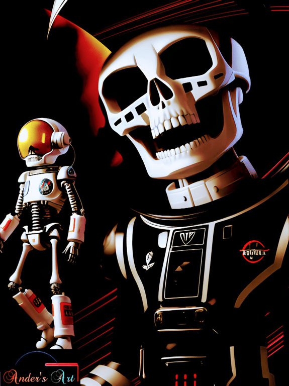 Space Bones #10 by Ander