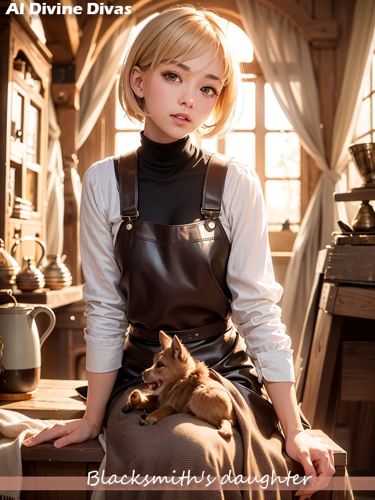 Blacksmith's daughter by AI Divine Divas