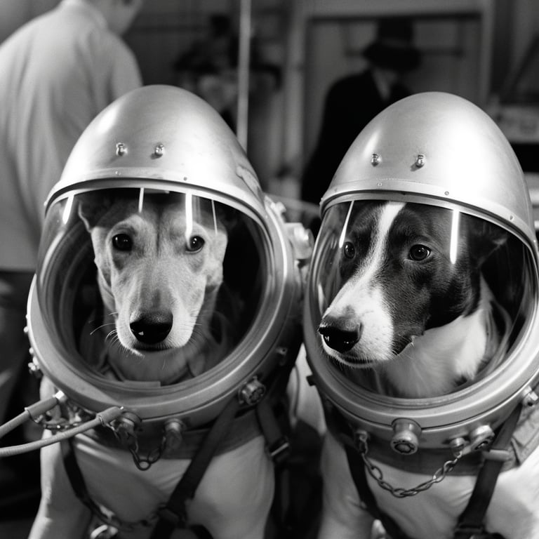 Tsygan and Dezik 🐶 Go to Space 🚀 #2 by 5th DimensionAI Art