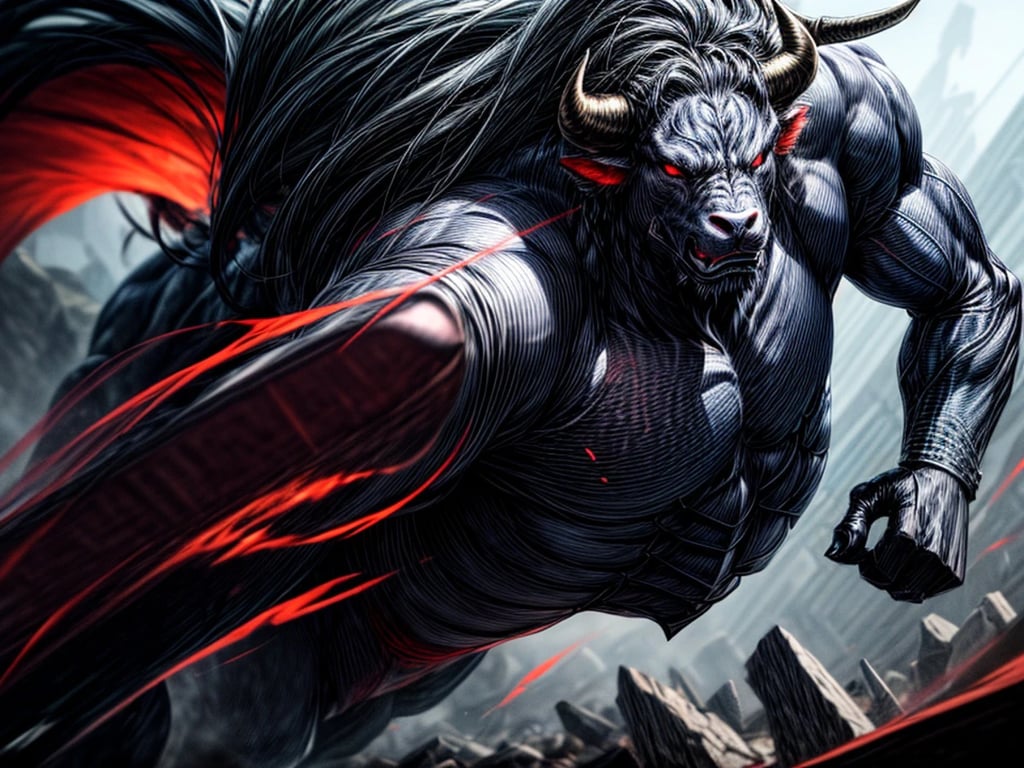 Minotaur #4 by tails of cat