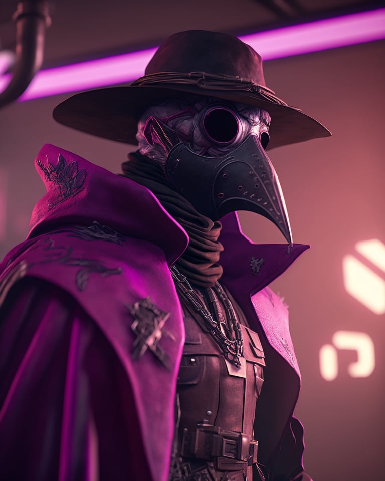 Cyberpunk Plague Doctors #9 by Pete